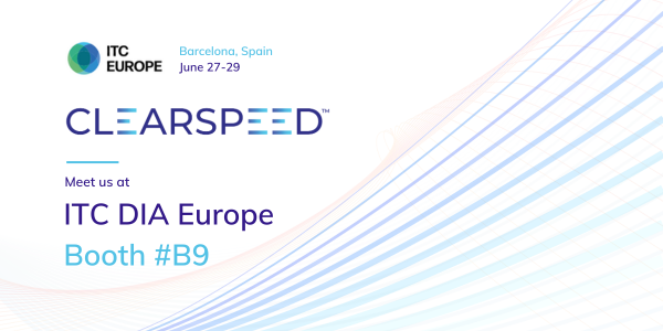 Meet Clearspeed at ITC DIA Europe